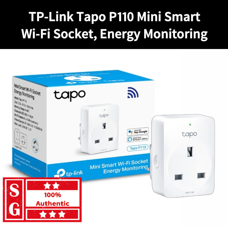 TP-LINK Tapo P110 Mini Smart Wi-Fi Socket Energy Monitoring P110 Socket ...