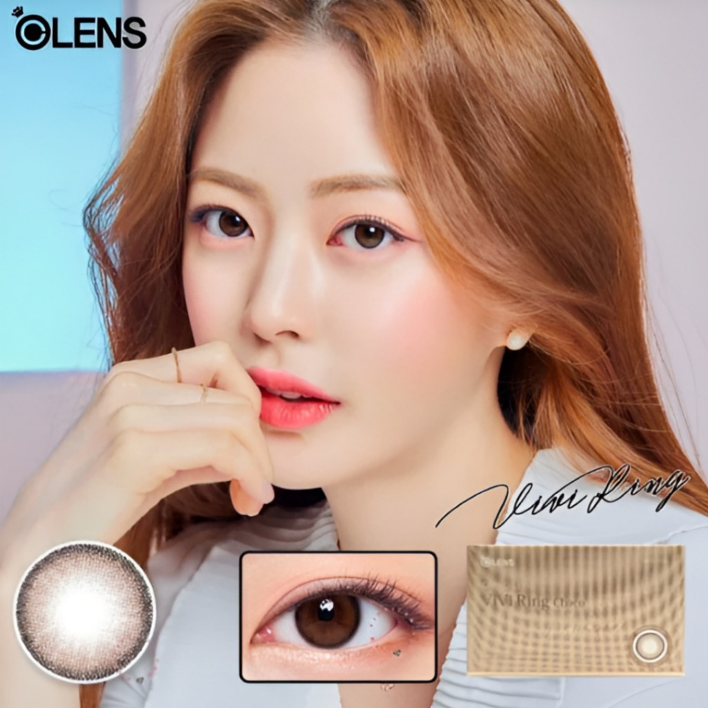 OLENS Vivi Ring Choco Month– 1 Color | Monthly Vivi Ring Choco Colored Contact Lenses K-Beauty ...