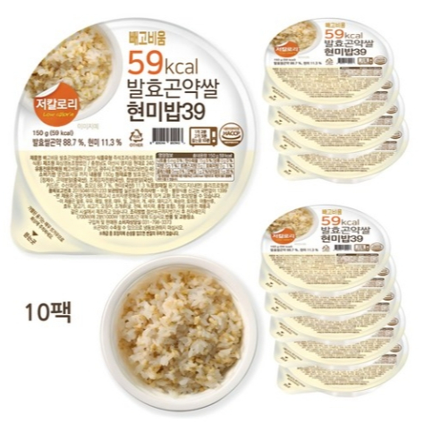 [Low-Calorie Diet Rice ][Ppaego Bium] Fermented Konjac Brown Rice 150g ...