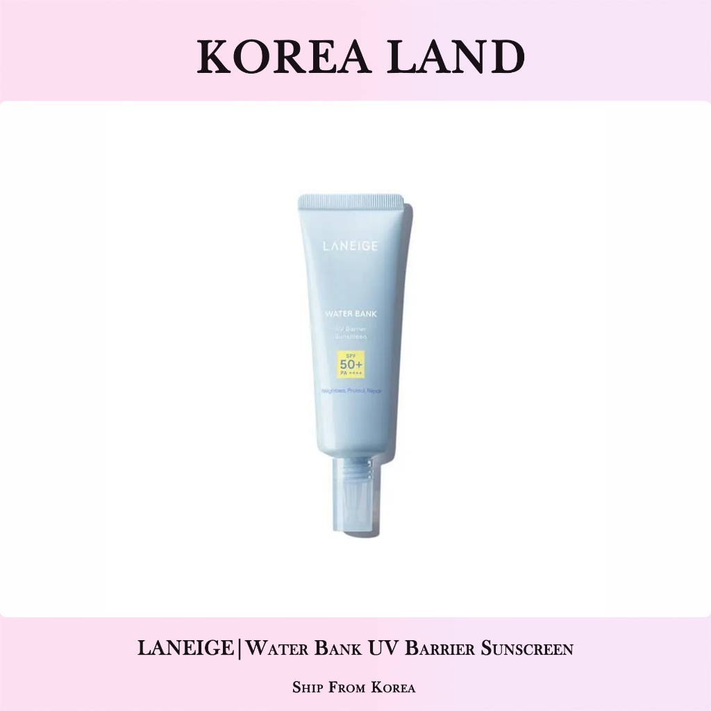 LANEIGE | Water Bank UV Barrier Sunscreen (50ml) | Shopee Malaysia