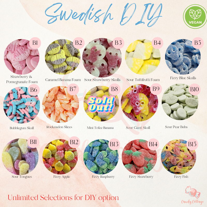 Candy Cottage x Swedish Bubs Candy [VEGAN, HALAL FRIENDLY] - Swedish ...