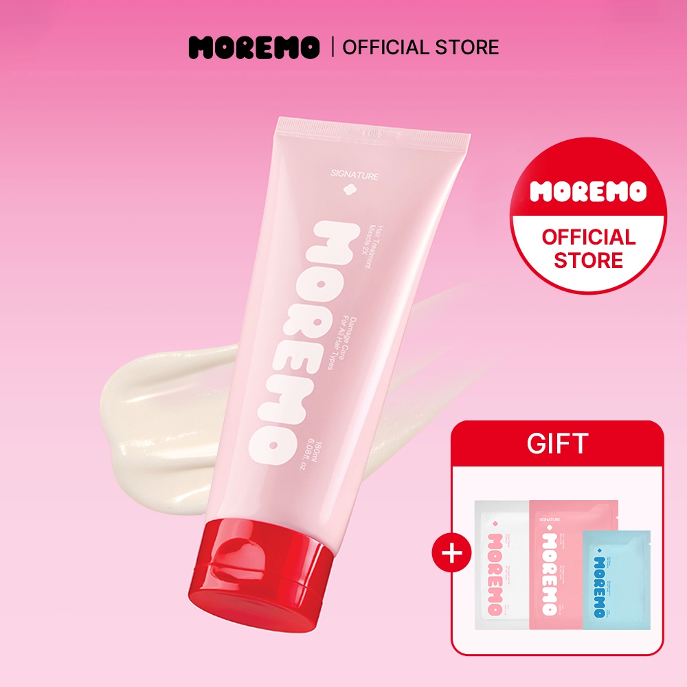 MOREMO Hair Treatment Miracle 2X 180ml / 480ml (signature floral Original Scent) (Gift 3 free ...