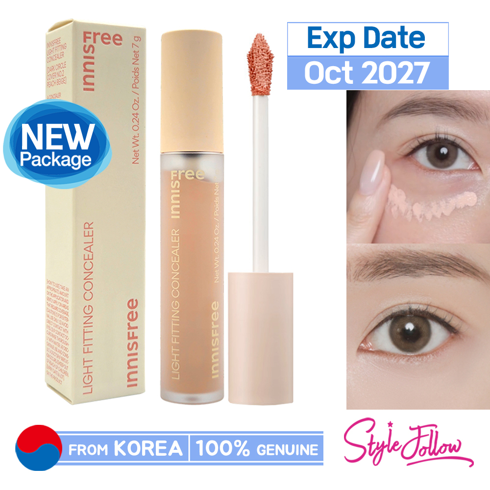 [INNISFREE] Light Fitting Concealer [Dark Circle Cover] 7g | Shopee ...