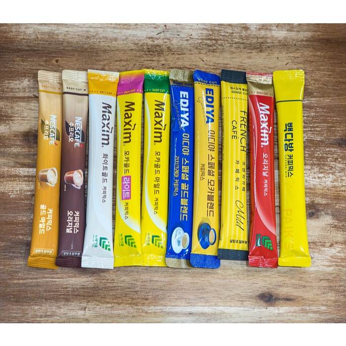 [Maxim, French café, Nescafé, EDIYA]10 STICKS instant coffee / Coffee ...