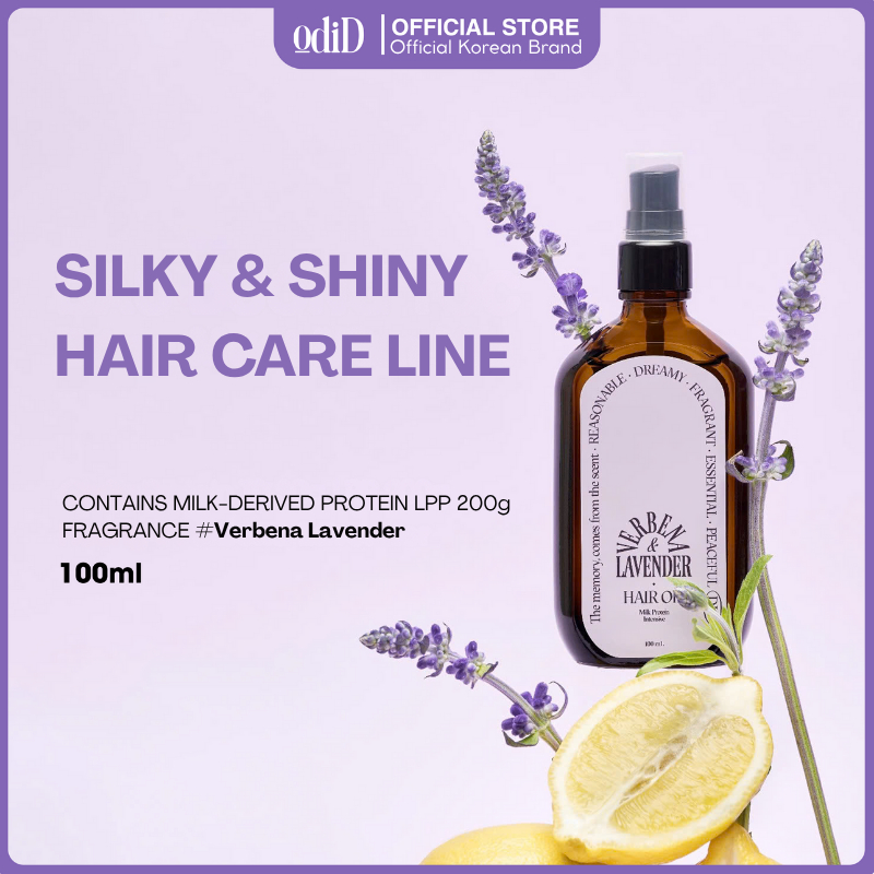 [odiD] Milk Protein Intensive Hair Oil Verbena Lavender 100ml | Shopee Malaysia