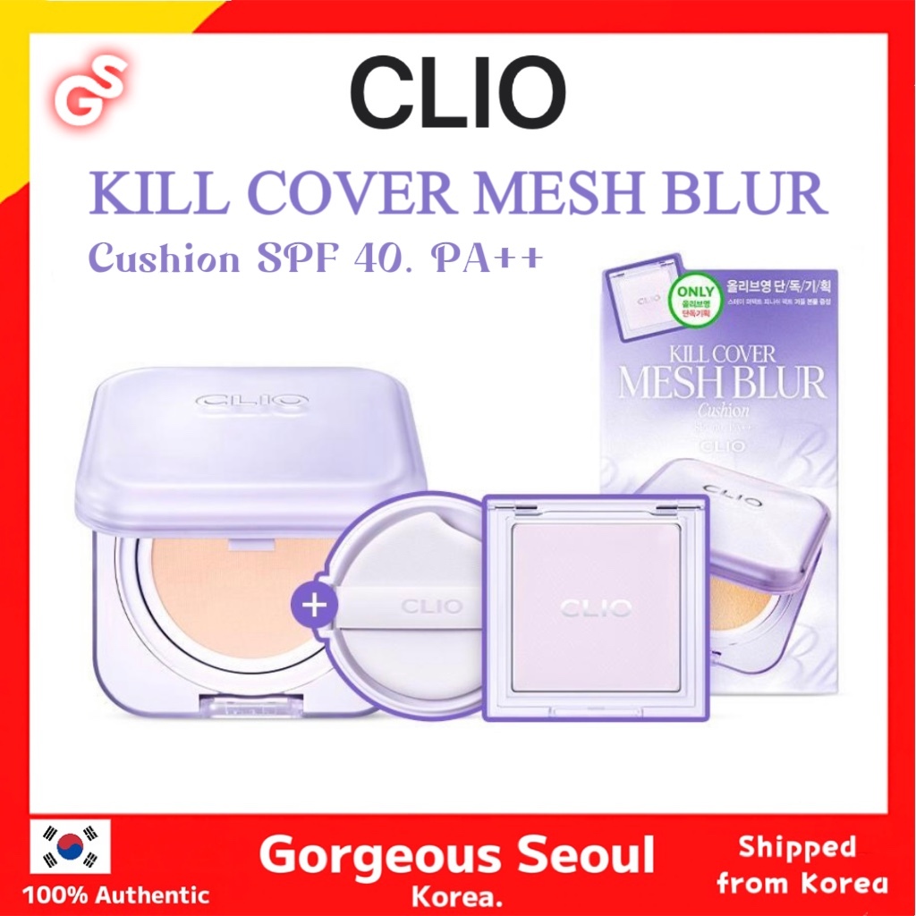 【CLIO】NEW Kill Cover Mesh Blur Cushion - 5 Shades /SPF40, PA++ 19C ...