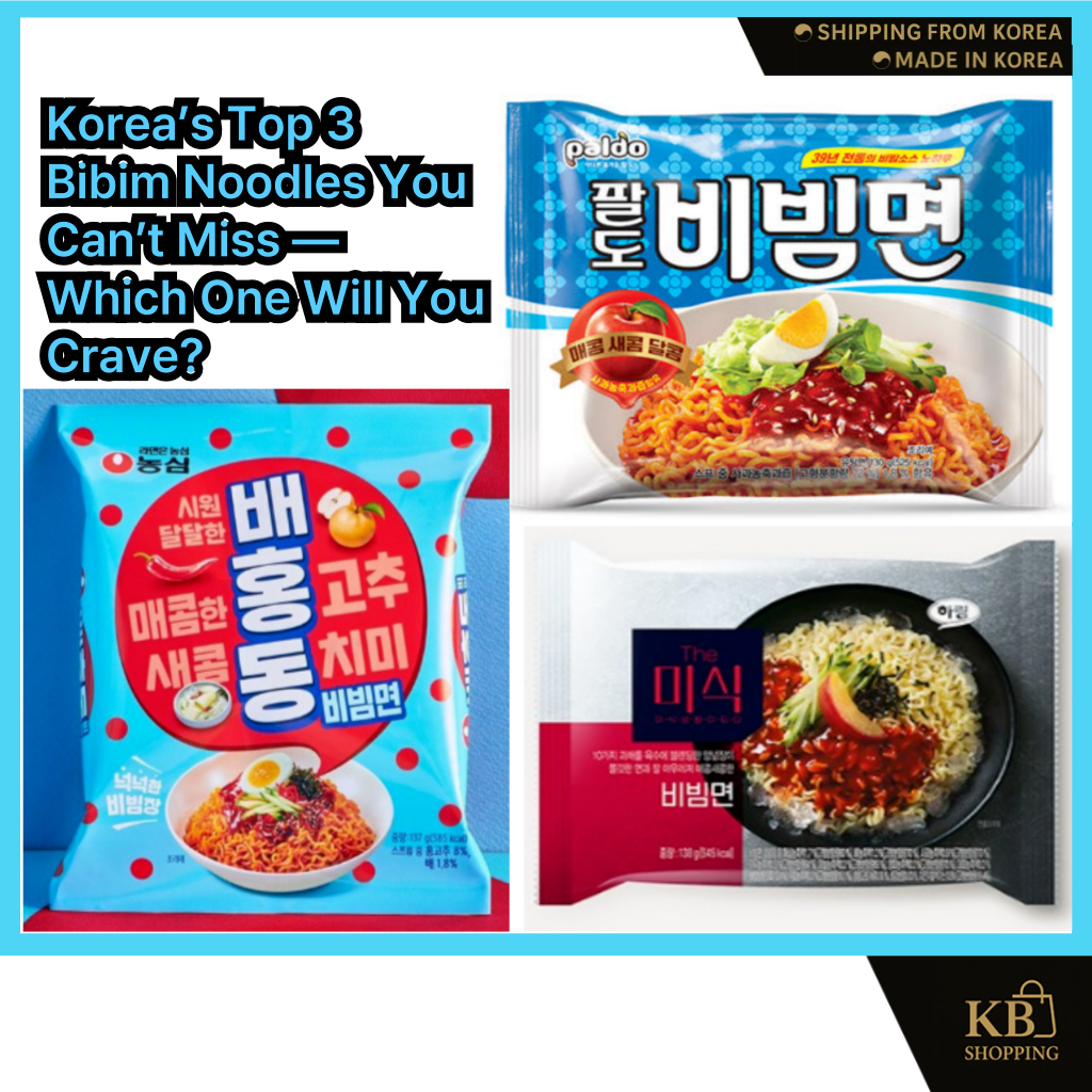 Nongshim / Paldo / The MieSik - Korean Bibimmyun - Top 3 Sweet & Spicy Cold Noodles - 130g~137g ...