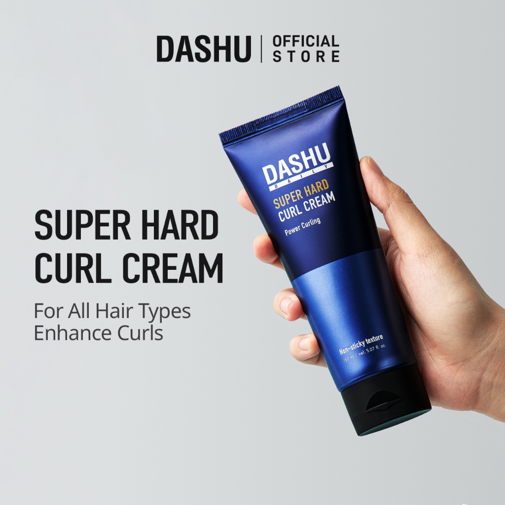 [DASHU] Daily Super Hard Curl Cream 150ml(Strong Curl Cream for thin ...