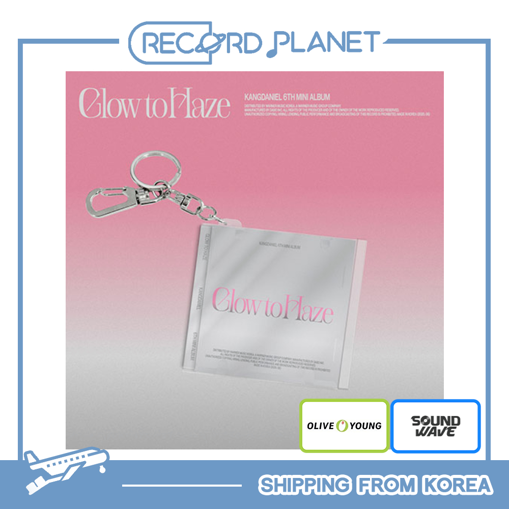 [POB] KANG DANIEL - 6th MINI ALBUM [Glow to Haze] CD KEYRING ver ...