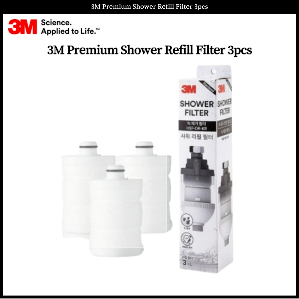 3M Premium Shower Refill Filter 3pcs | Shopee Malaysia
