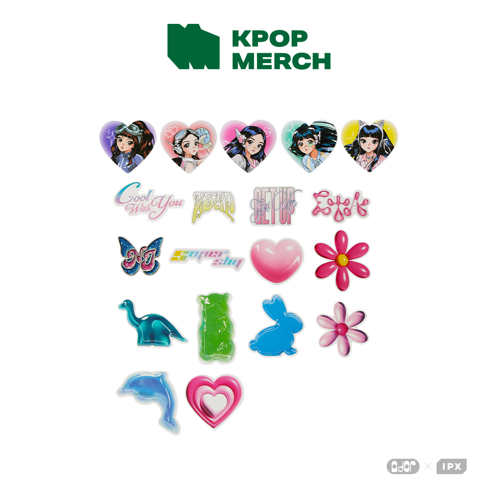 LINE FRIENDS NewJeans NJ GET UP STICKER PACK | Shopee Malaysia