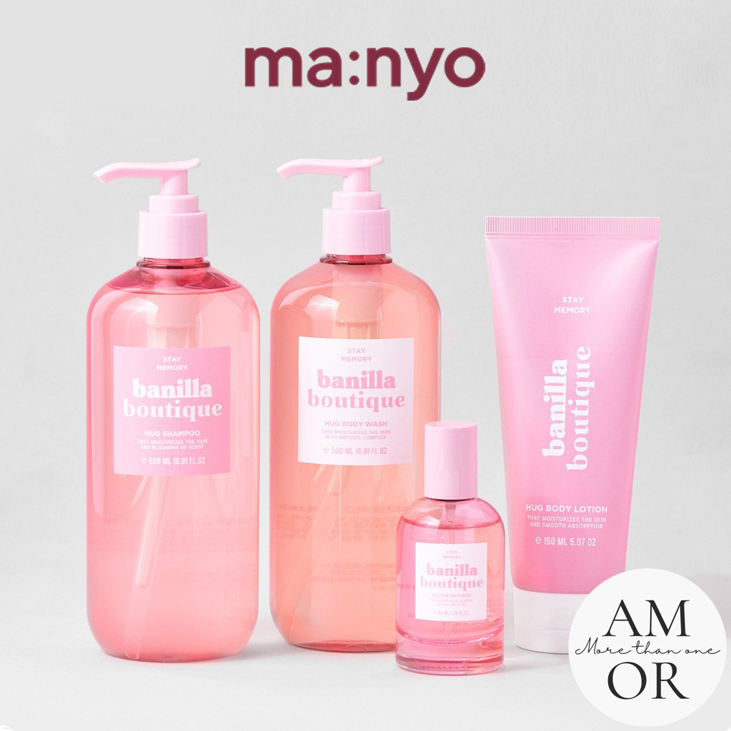 [Manyo Factory] Banilla Boutique Hug Perfume Line (Sampoo/Body Wash ...