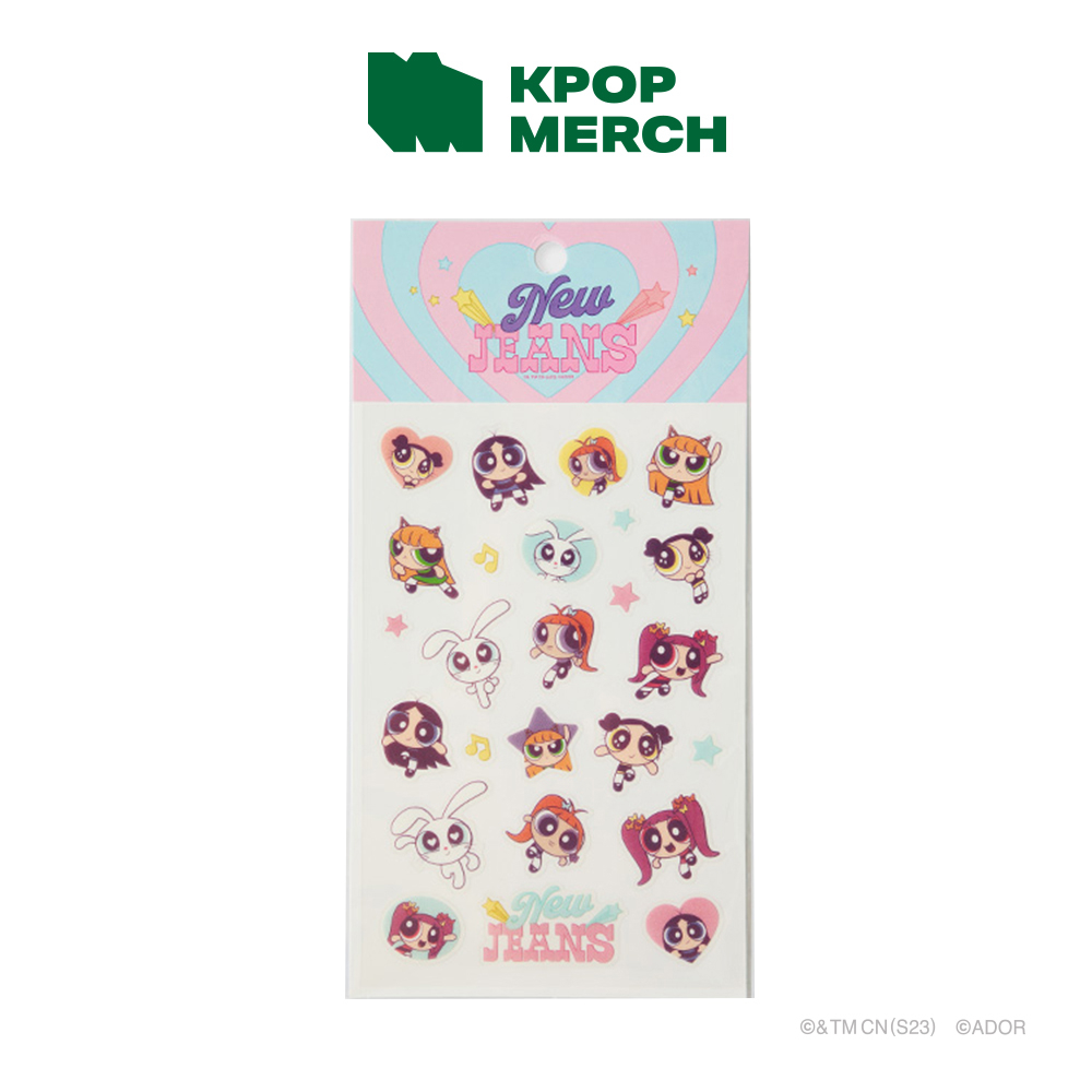 LINE FRIENDS NewJeans THE POWERPUFF GIRLS x NJ DECORATIVE STICKERS ...