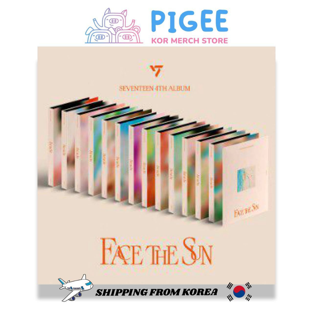 SEVENTEEN - 4TH ALBUM [FACE THE SUN] CARAT VER. | Shopee Malaysia