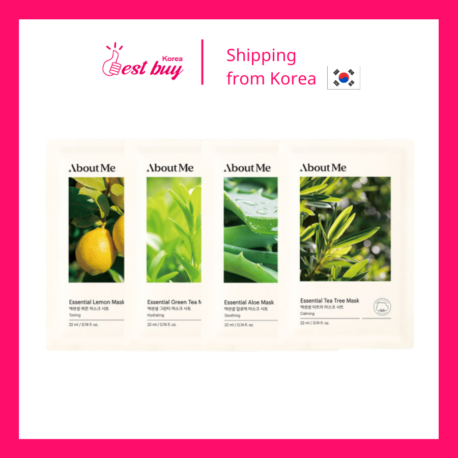 About Me Essential Mask Sheets 10p (4 options) | Shopee Malaysia