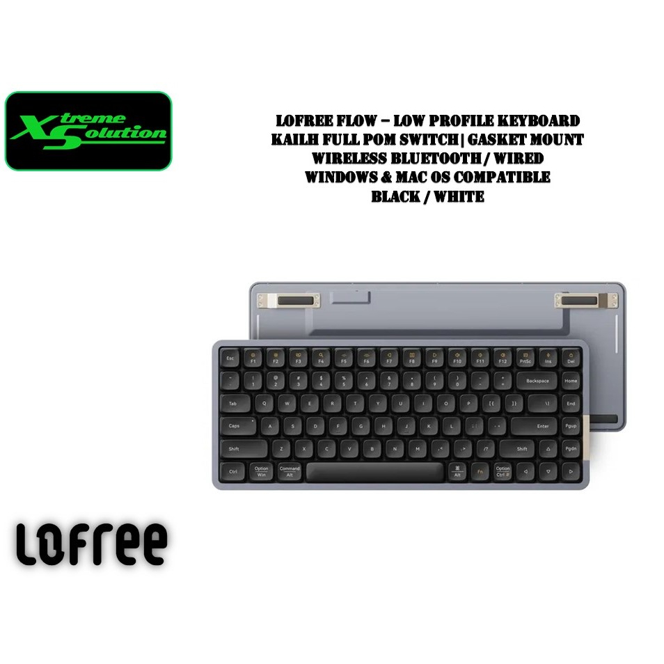 Lofree Flow - Low Profile Keyboard Wireless Bluetooth/Wired | Shopee ...