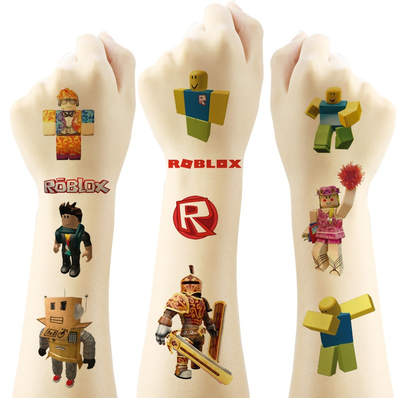 Roblox Body Tattoo l Temporary Face Tattoo l WaterProof Stickers l ...