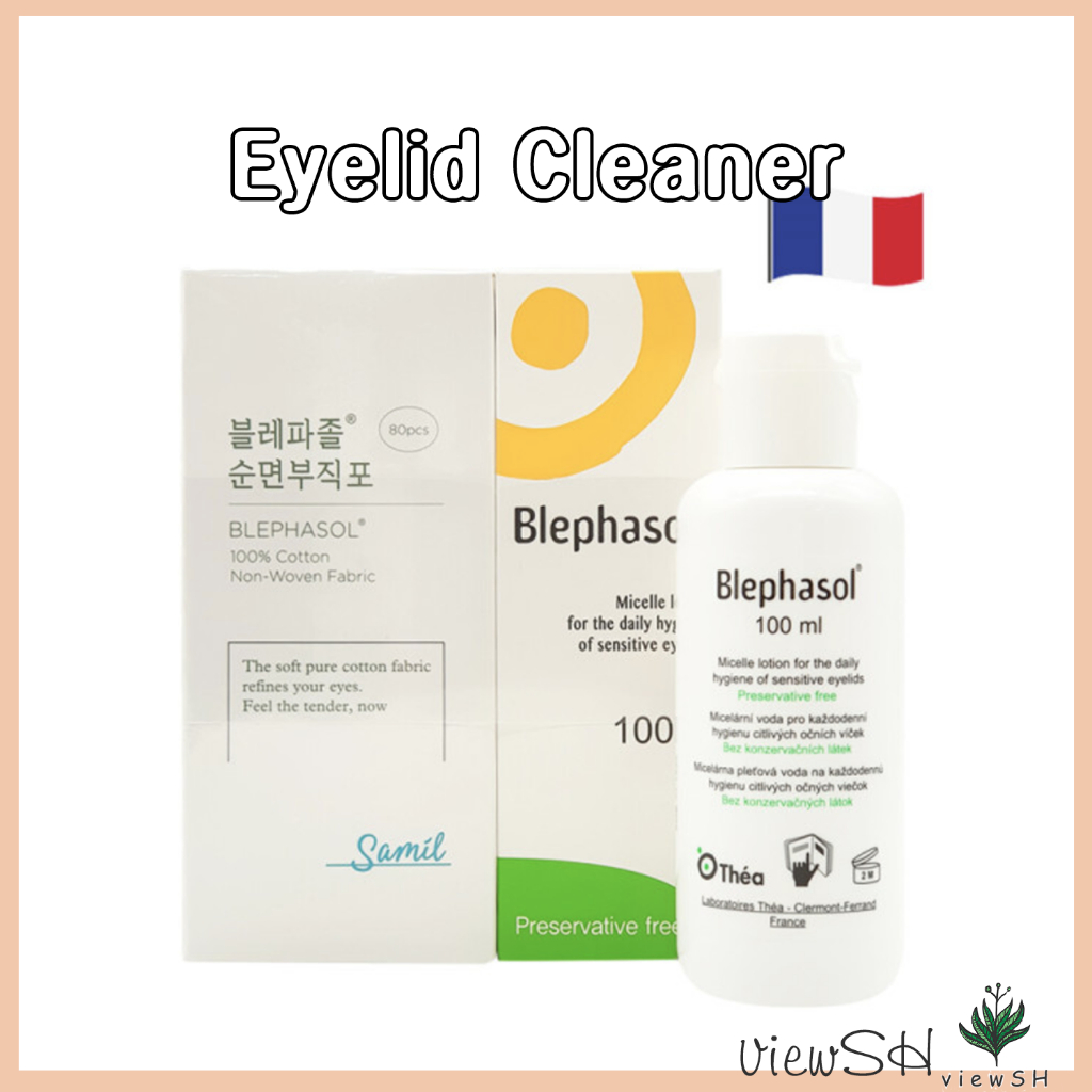 [Blephasol] Eye Remover 100ml + 80 sheets of pure cotton non-woven ...