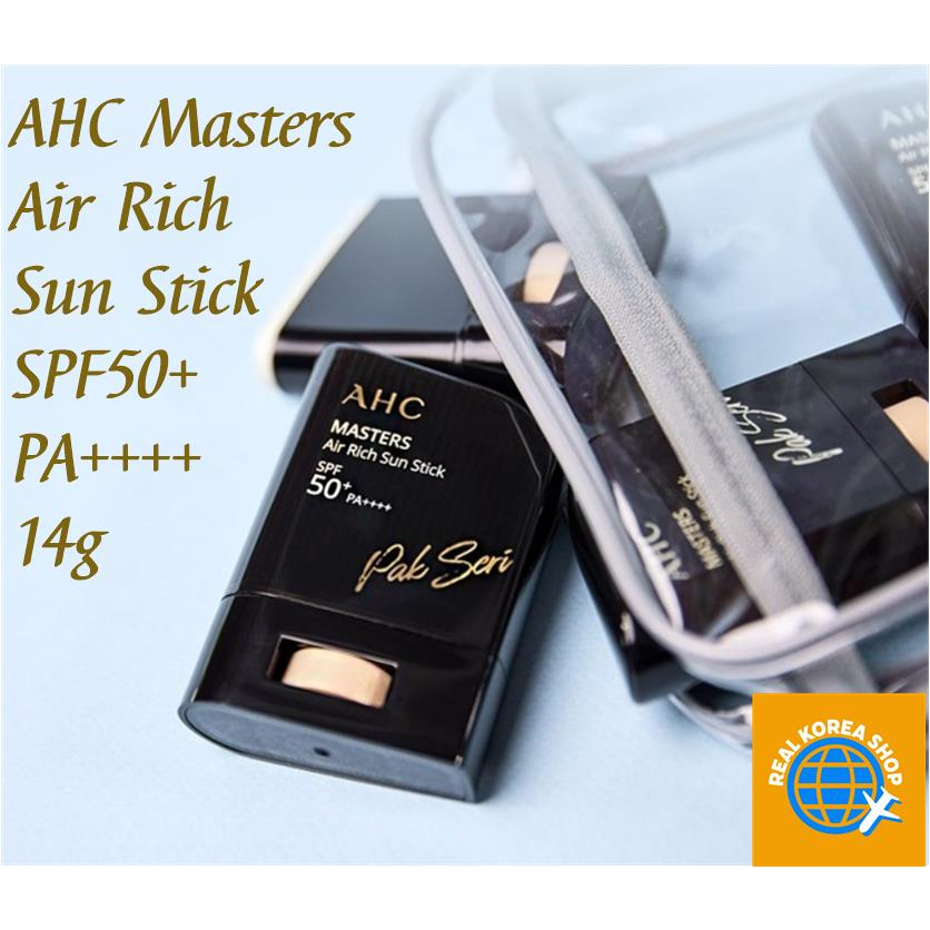 [Korea Made] [AHC] Masters Air Rich Sun Stick SPF50+ PA++++ 14g | Shopee Malaysia