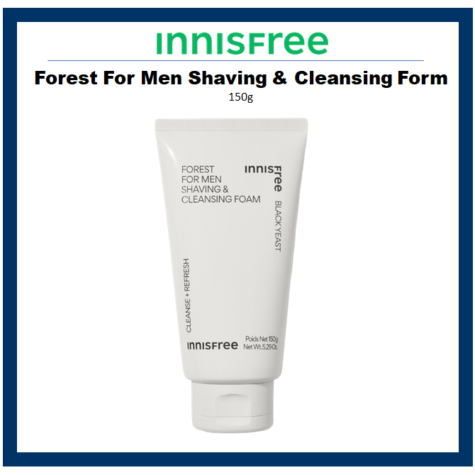 [Innisfree] Forest For Men Shaving & Cleansing Form 150g | Shopee Malaysia