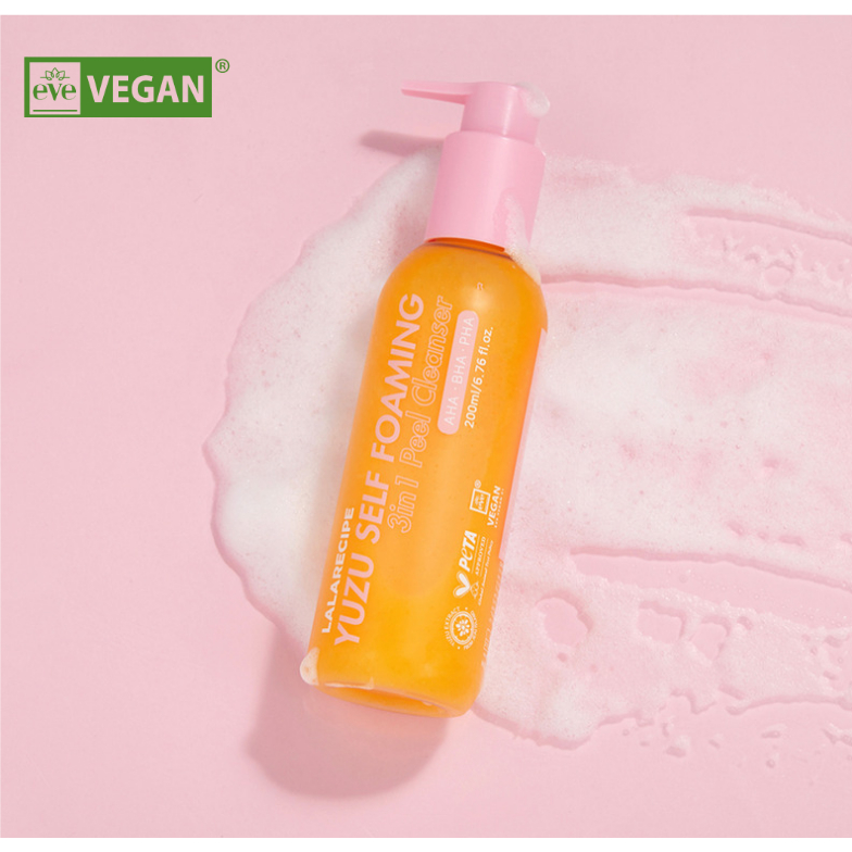 [LALARECIPE] Yuzu Vita C Brightening Cleanser 200ml/ Vegan skincare ...