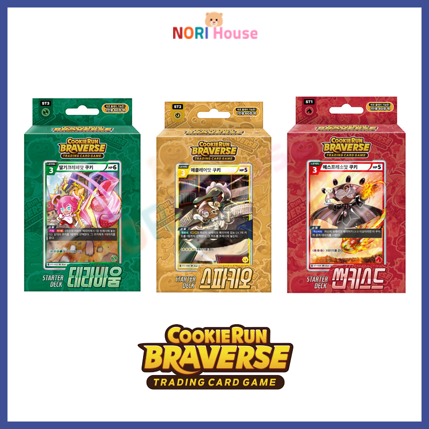 Cookie Run Braverse NEW TCG Starter Deck Cookie Run Kingdom Trading ...