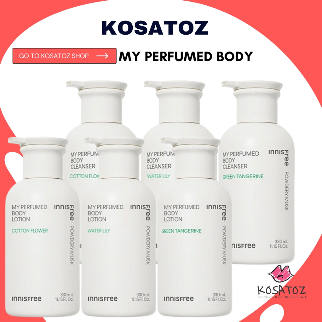 Innisfree My Perfume Body Cleanser 330ml & Lotion 330ml (3 Scents ...