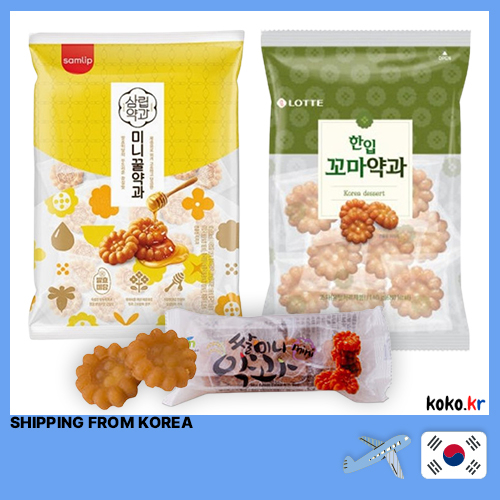 Samlip Mini Honey Yakgwa 65g/140g (Korean traditional sweet cake from ...