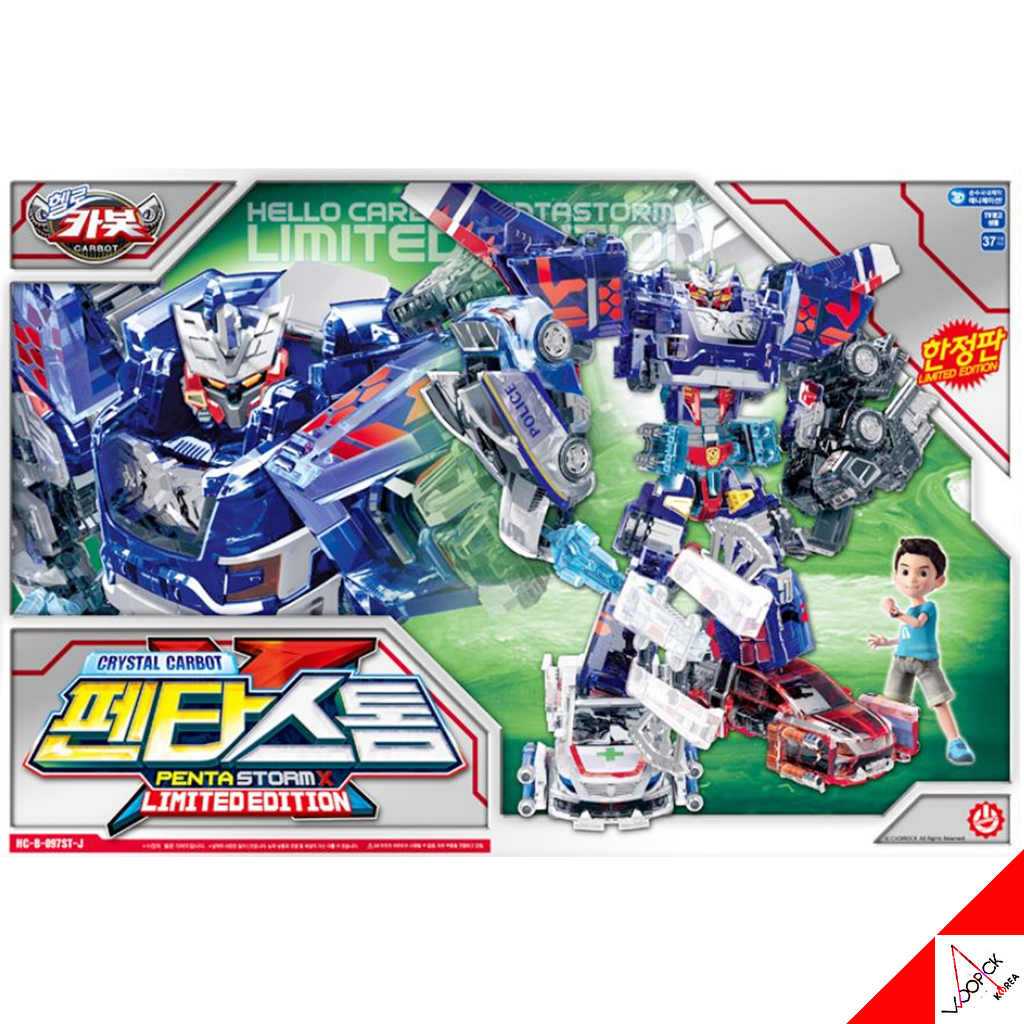 Hello Carbot Crystal PENTA STORM X Limited Edition Transformer Robot ...