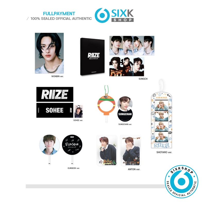 RIIZE - RIIZE UP POPUP official MD (EACH MEMBER 2) | Shopee Malaysia