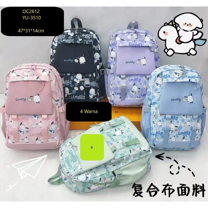 Beg Kanak-Kanak Labubu, Beg Sekolah Pelajar Kartun Besar, POP MART ...