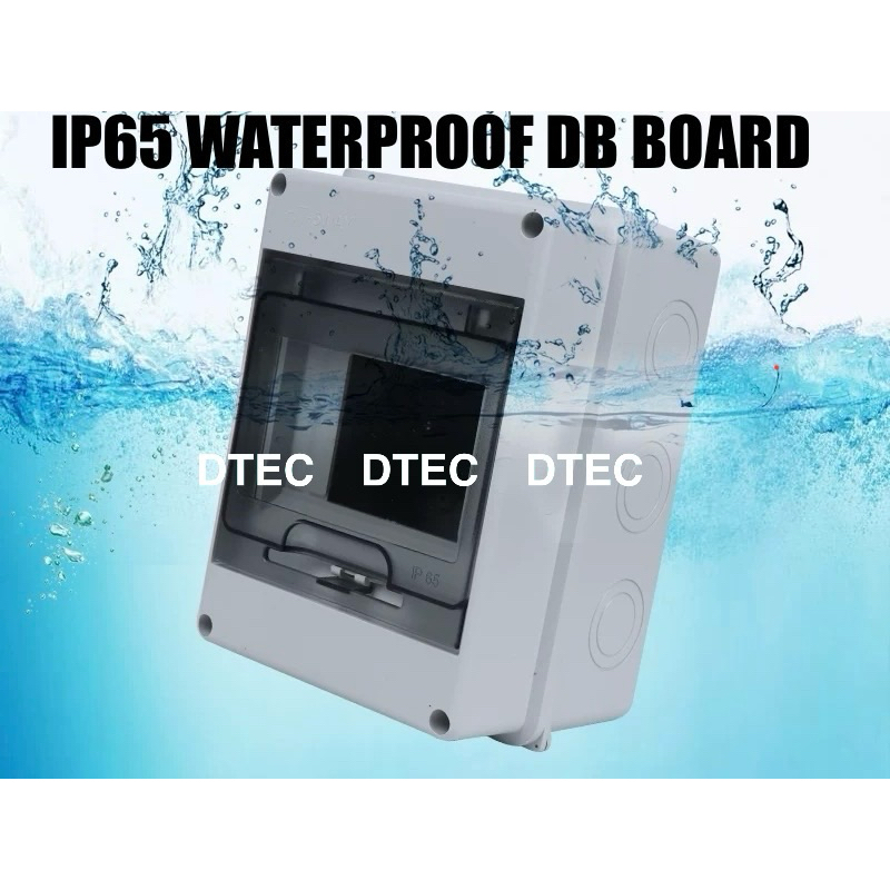 Waterproof IP65 Standard PVC MCB Distribution Box / PVC DB Box 2-3-5-8-12way - Kotak DB | Shopee ...