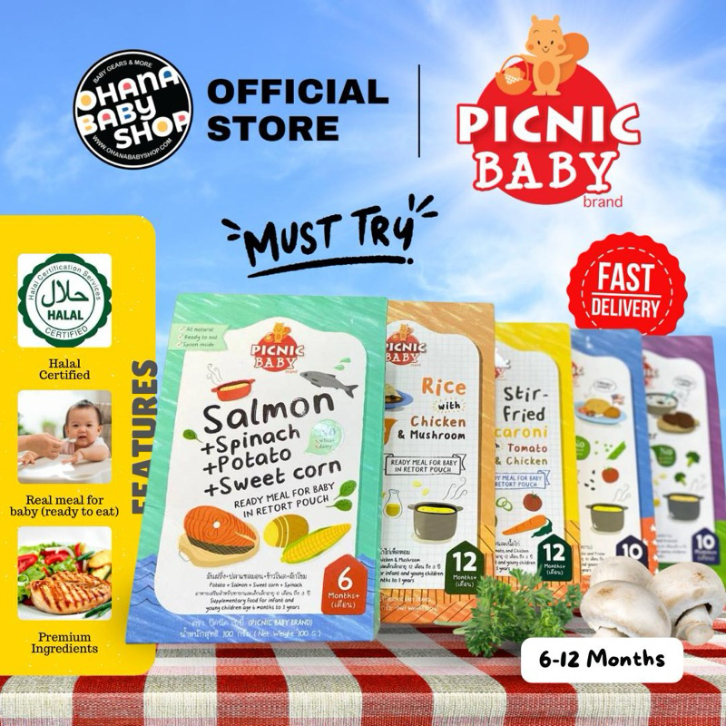 Picnic Baby Instant Travel Baby Food | Ready to Eat Meal for Baby ...