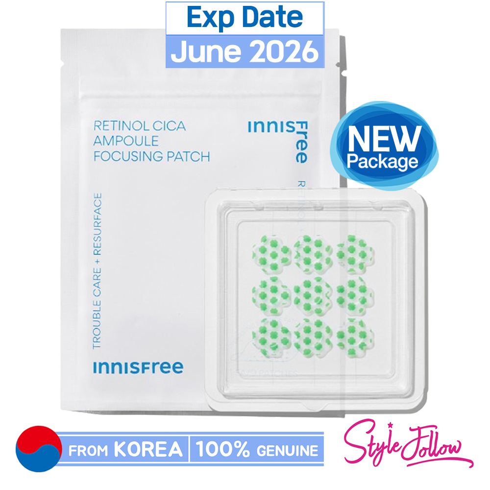 ️NEW Package ️[INNISFREE] Retinol Cica Ampoule Focusing Patch (1pack ...