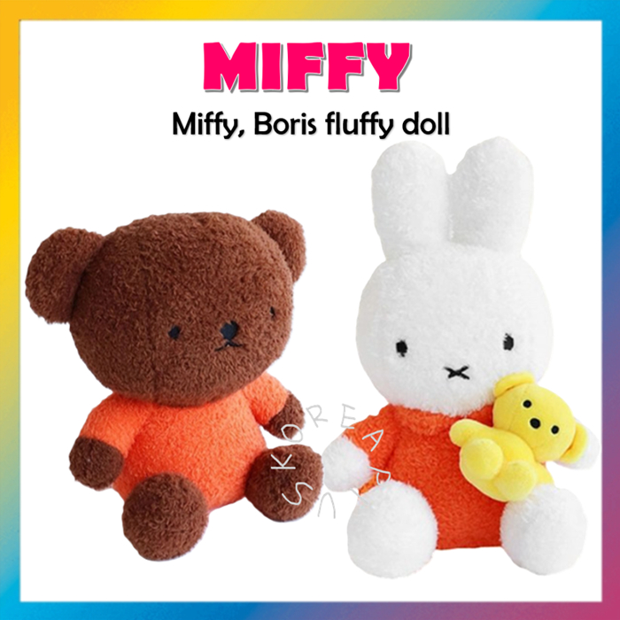 [MIFFY] Miffy Character Fluffy doll (Miffy, Boris) | Shopee Malaysia