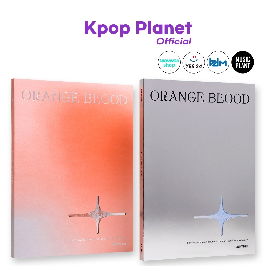 ENHYPEN - 5th Mini Album [ ORANGE BLOOD ] | Shopee Malaysia