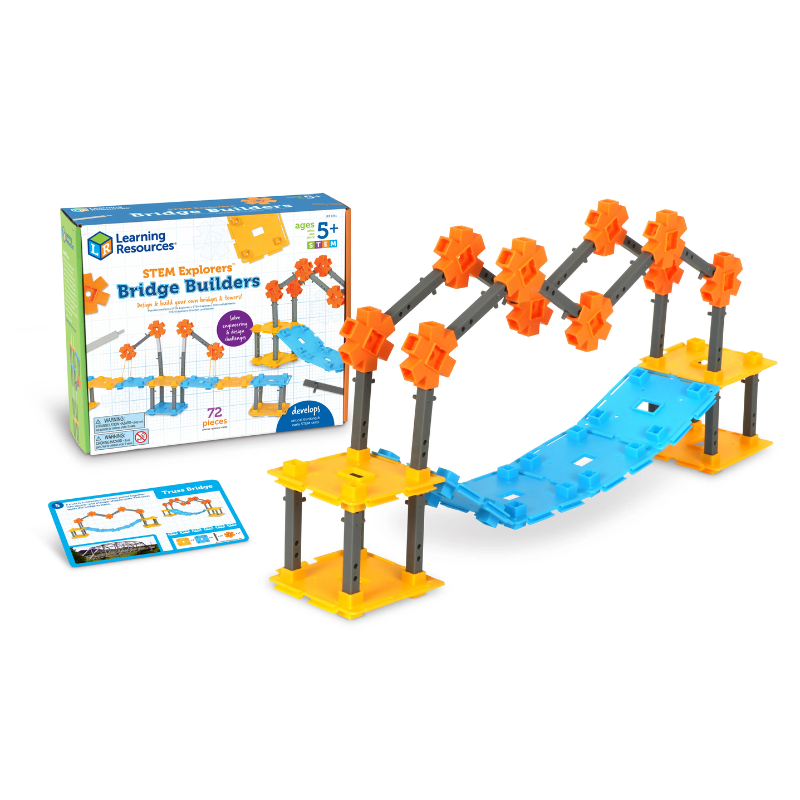 Learning Resources LER9461 STEM Explorers Bridge Builders | STEM Toys ...