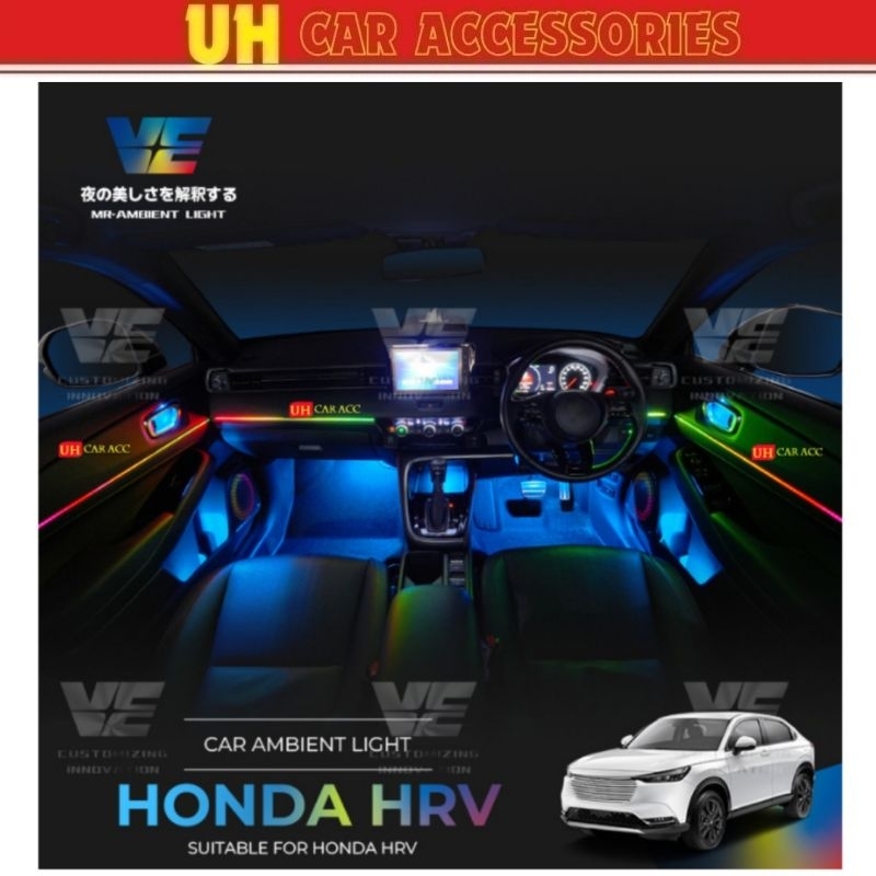 (VE) HONDA HRV 2016-2021 OEM INTERIOR LED AMBIENT LIGHT LAMP LIGHTS ...