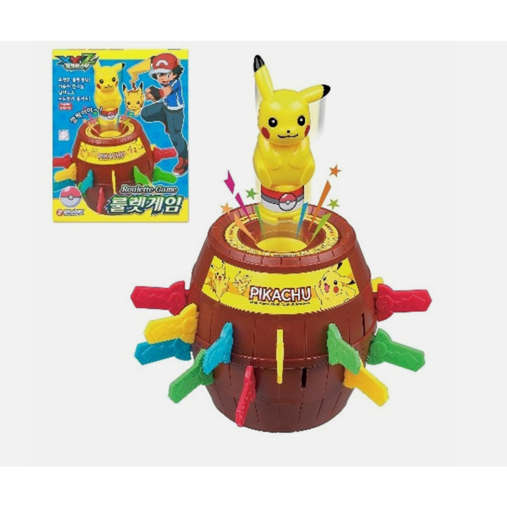 Pokemon Pikachu Roulette Trick Game TV Pop up Game Family Kids Toy ...