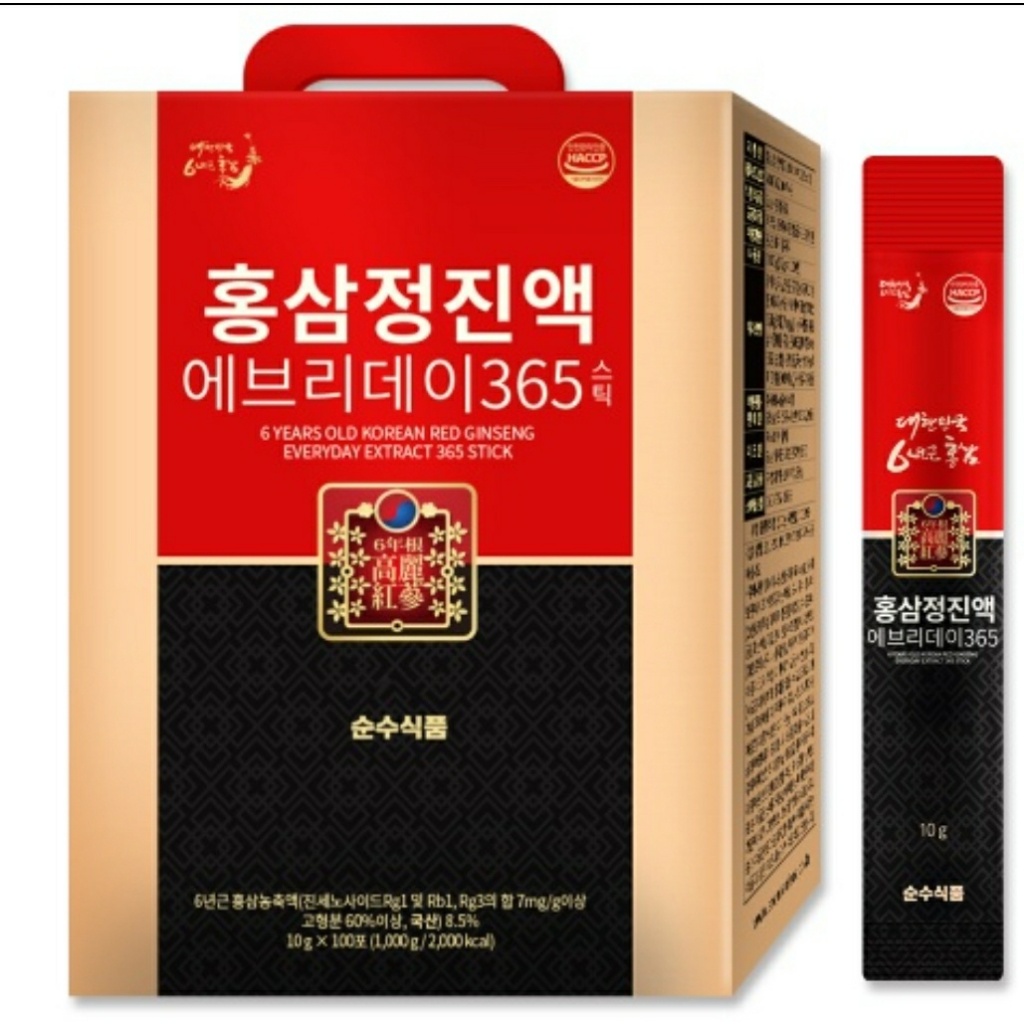 Korea 6-year-old Korean Red Ginseng concentrate Everyday 365 Red ...
