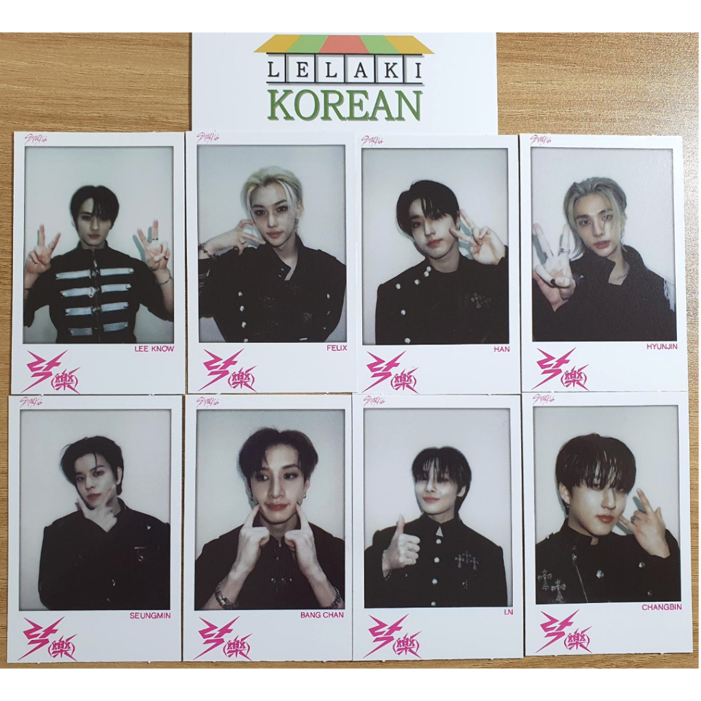SKZ stray Kids Rock Star Official Sound Wave 4th Lucky Draw Polaroid ...