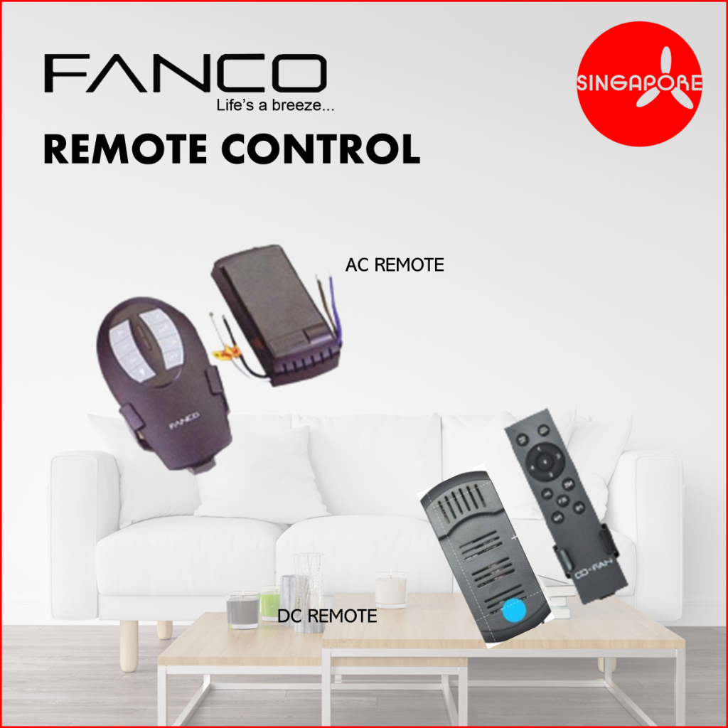 Fan AC/DC Accessories Q3 UNN Fanco Q3 Remote Control Q3 UNN | Shopee ...