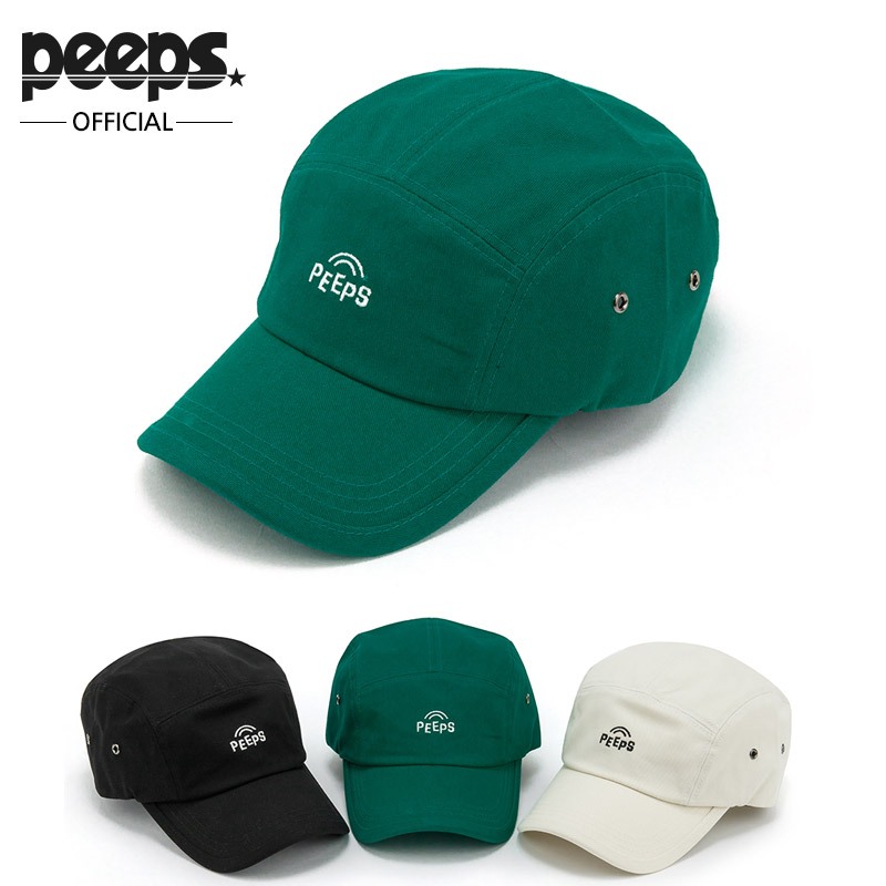 [PEEPS] Small Logo Curved Camp Cap(3 Color) | Shopee Malaysia