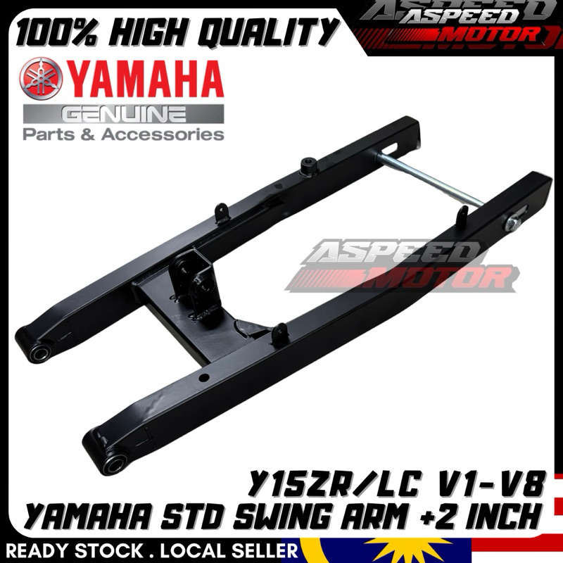 YAMAHA Y15 Y16 LC135 LC V1-V8 SWING ARM CUTTING STD +2INCH SIAP SHAFT TAYAR Y15ZR Y16ZR 2INCH 2 ...