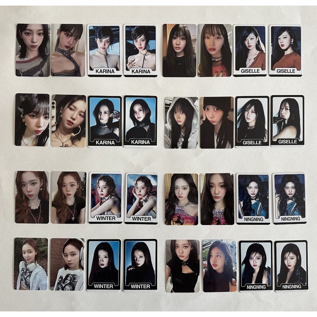 Aespa 4th Mini Album Drama Aespa Week Drama City Random Trading Card Photocard | Shopee Malaysia