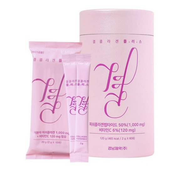 [KYUNGNAM] Gyeol Collagen Plus, 120g, 2g x 60 sticks, fish collagen ...