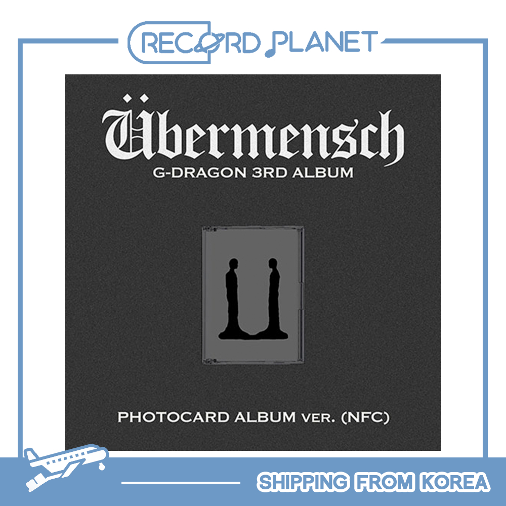 G-DRAGON - 3RD ALBUM [Übermensch] PHOTOCARD ALBUM ver. (NFC) | Shopee ...