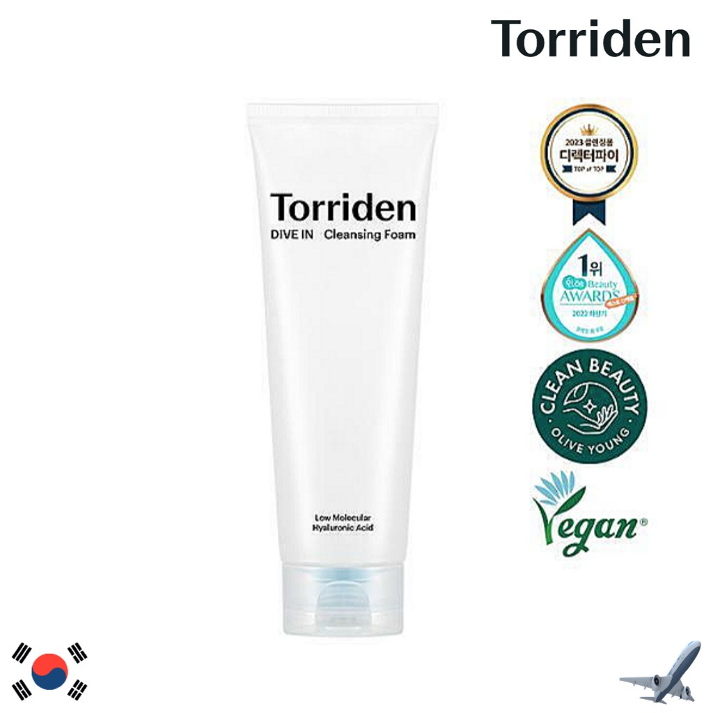 Torriden DIVE IN Low Molecular Hyaluronic Acid Cleansing Foam 150ml ...