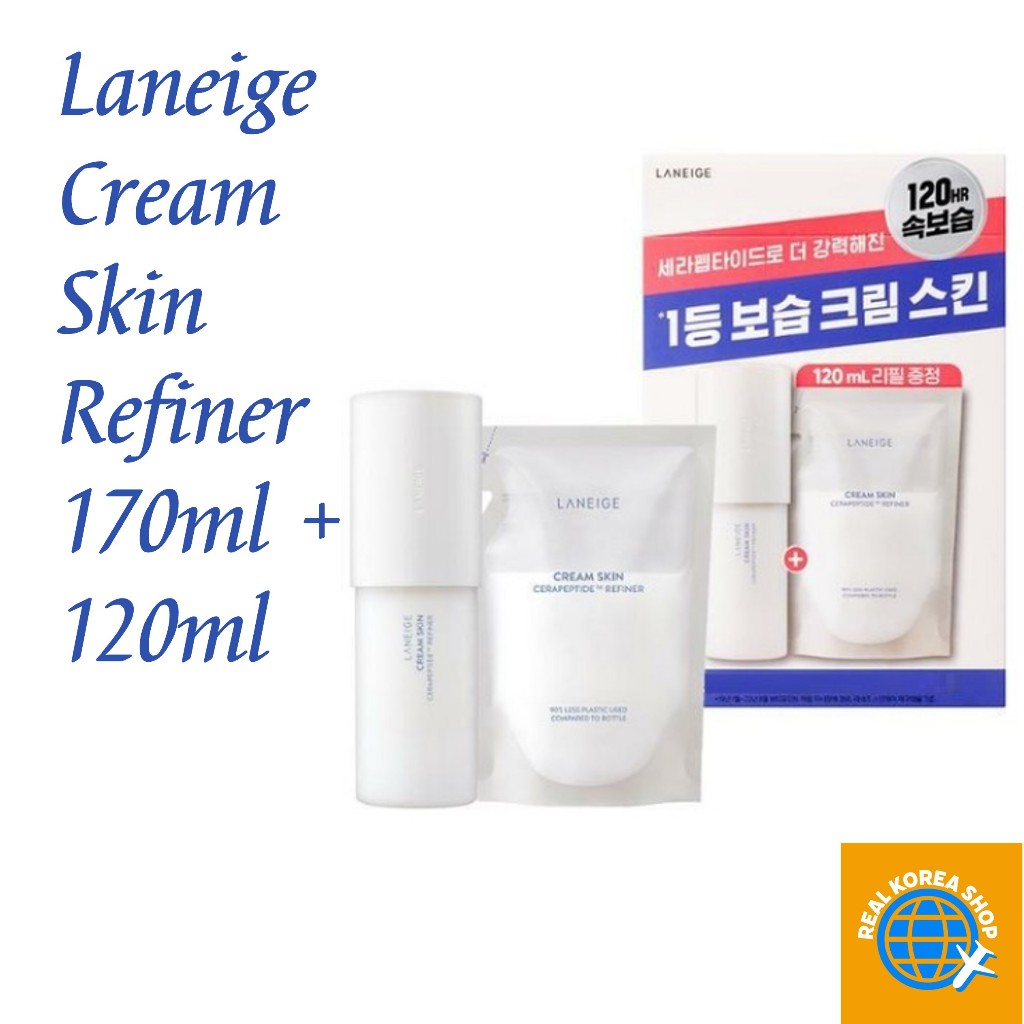 Laneige Cream Skin Refiner 170ml + 120ml Refill | Shopee Malaysia