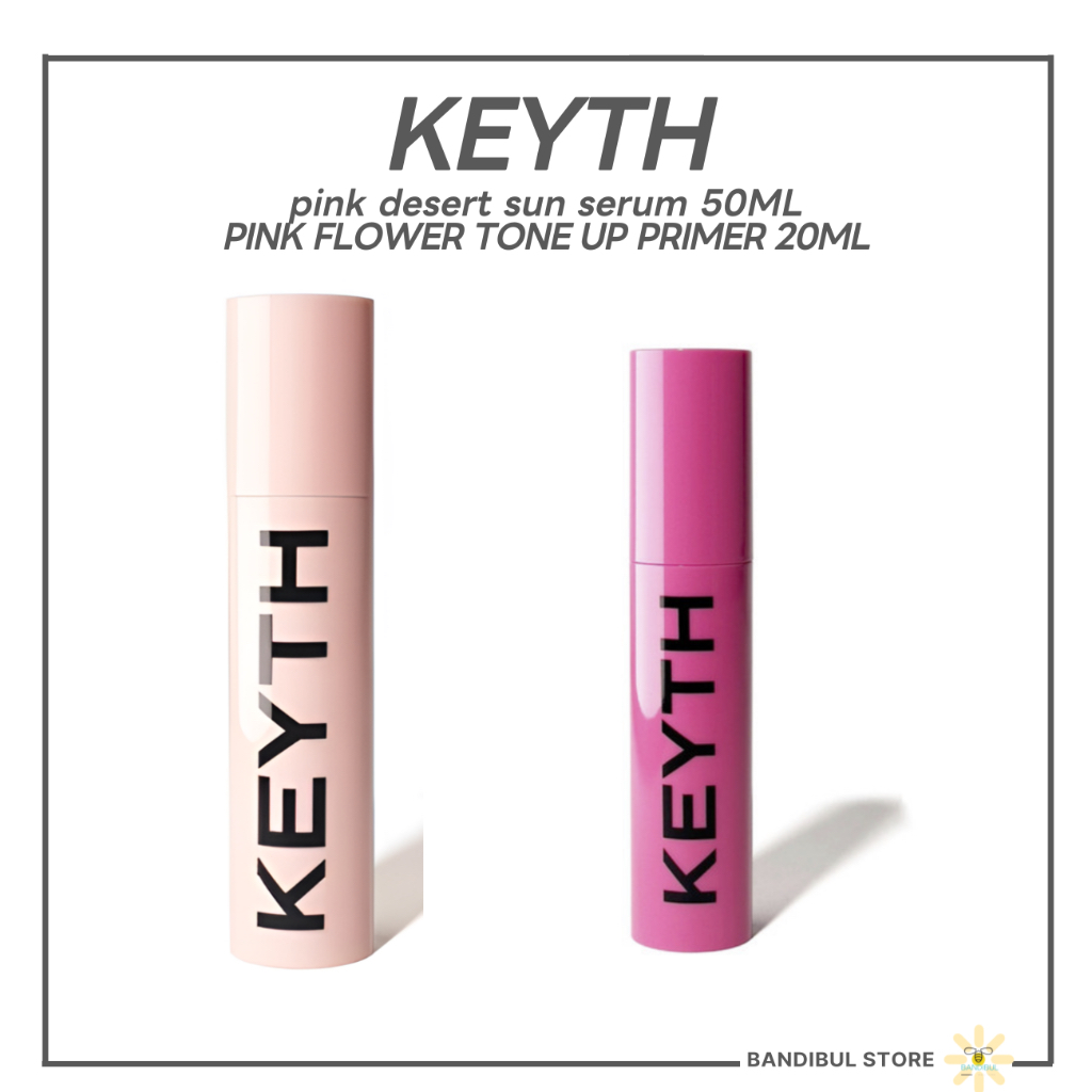 [KEYTH] pink desert sun serum 50ml/ PINK FLOWER TONE UP PRIMER 20ml ...